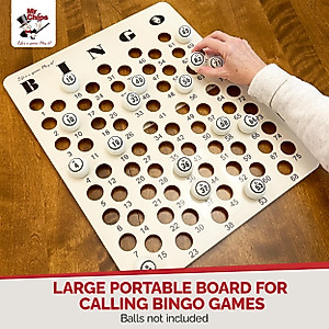 MR CHIPS Professional Bingo Game Master Board for Ping Pong Balls