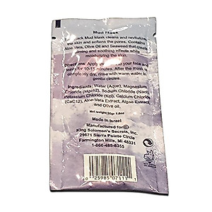 Authentic Premier Dead Sea Mud Mask from Israel Detox Cleanse Exfoliate Rejuvenate Anti Acne Eczema Psoriasis Treatment Organic Skin Care Products DEAD SEA SECRETS Premier Skin Care