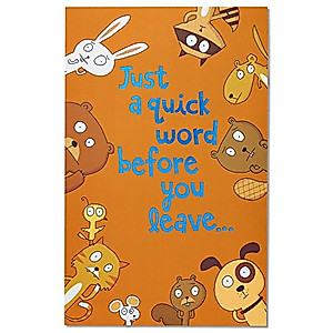 American Greetings Funny Goodbye Card (Don't Leave)