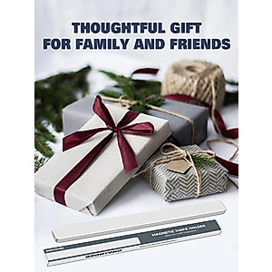 Bronypro 16 Inch Magnetic Knife Holder for Wall, Stainless Steel Knife Magnetic Strip for Refrigerator Mounted Bar, Magnetic Knife Rack for Kitchen Utensil Holder & Tool Holder