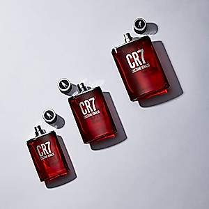 CR7 Cristiano Ronaldo - Eau De Toilette Cologne Scent for Men - Woody, Musky Scent with Lavender, Cardamom, Tobacco, and Cedar - From Cristiano Ronaldo’s Original Men’s Fragrance Collection - 3.4 oz