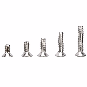 Screw Organizer, Screws Assortment Set Hex Socket Screw Flat Screw Pocket Hole Screws, Screws Kit for Electronics Industry Hardware Fasteners DIY