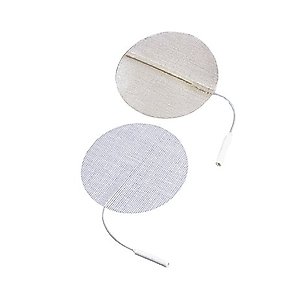 Dura-Stick Premium Electrode, 2.0" Round, stainless steel mesh, 40/pack