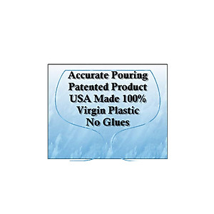 Precision Pour Measured Pourers With BUG & DUST FLAP 1 Oz"BLUE" Measured Pour. #1 Selling Brand- 10 Per Pack, Made entirely in the USA