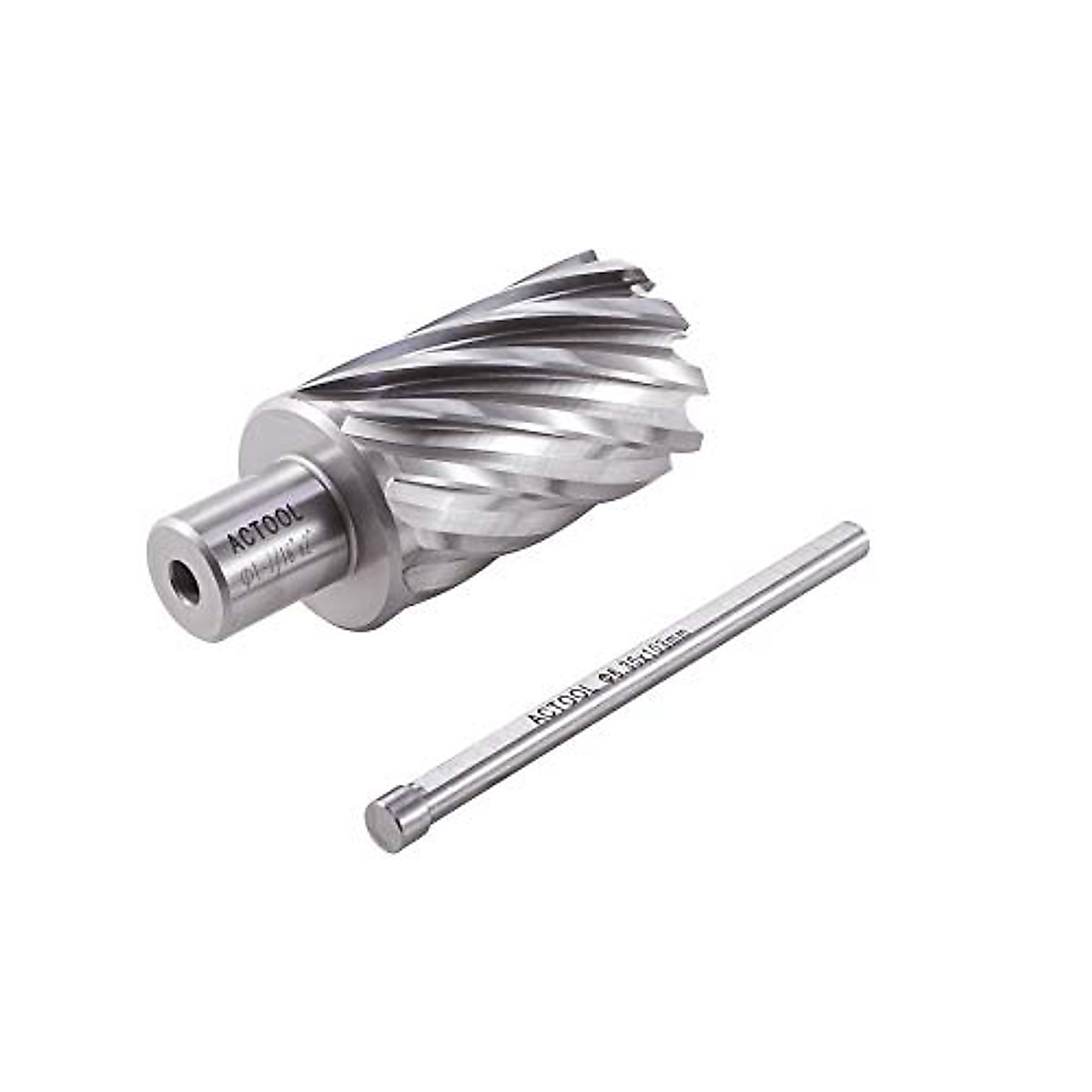 ACTOOL 1-7/16" Diameter × 2" Depth of Cut HSS ANNULAR Cutter with 3/4'' Weldon Shank