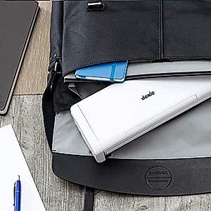 Doxie Pro DX400 - Wired Document Scanner and Receipt Scanner for Home and Office. The Best Desktop Scanner, Small Scanner, Compact Scanner, Duplex Scanner (Two Sided Scanner), for Windows and Mac