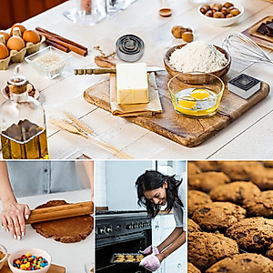 20 Pcs MINI Geometric Metal Cookie Cutters Set Fun Stainless Steel Biscuit Molds (Rectangular, Oval, Round, Square, Triangle) for Kitchen, Baking&Decorative Food, Kids, Christmas Holiday Party