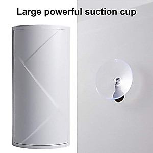 EMVANV Multifunction Corner Locker Cosmetic Storage Rack 360 Degree Rotation Storage Rack for Office Home Bathroom Triangle Shelf Kitchen(Grey)