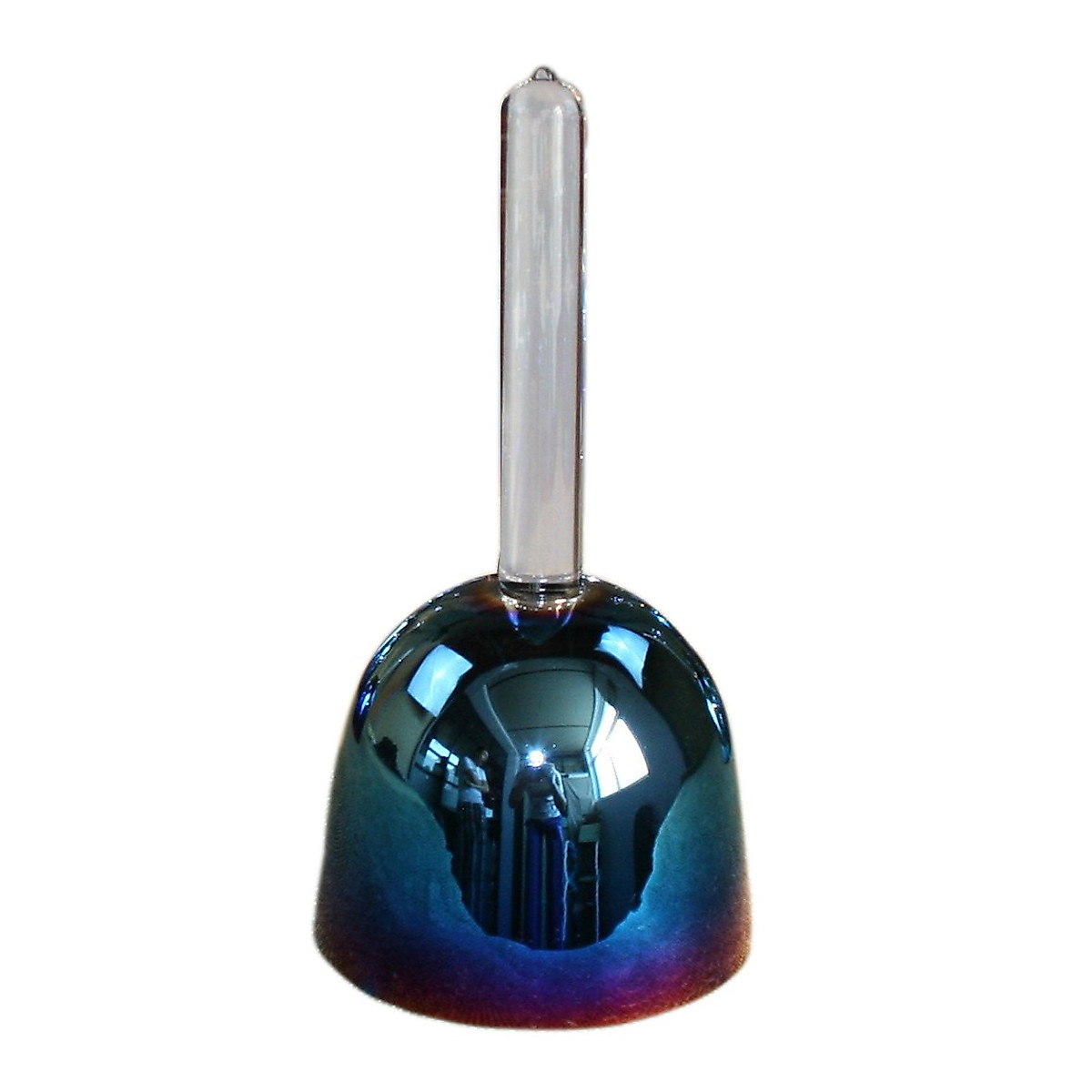 Handled Quartz Crystal Singing Bowl With Color 5 inch Note A