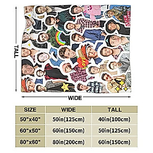 Blanket Ethan Cutkosky as Carl Gallagher Soft and Comfortable Warm Fleece Blanket for Sofa,Office Bed car Camp Couch Cozy Plush Throw Blankets Beach Blankets …