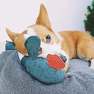 Vitscan Dog Toys for Aggressive Chewers Small Breeds and Squeaky Goose Pet Toys for Puppy Teething Chewing for Small and Medium Dogs, Puppy Toys for Indoor Outdoor Stress Relief