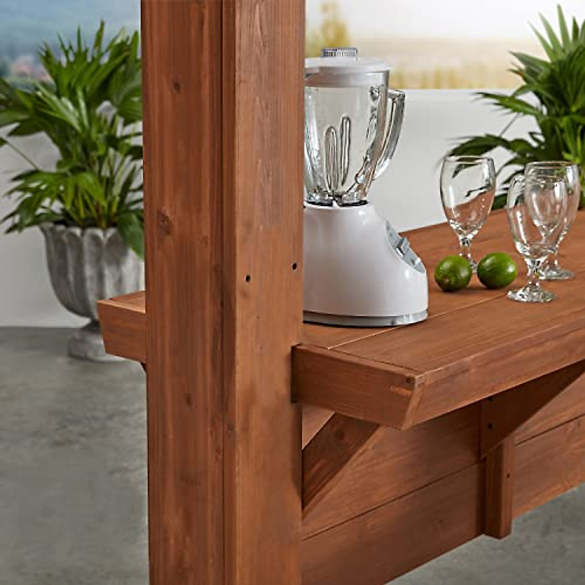 Backyard Discovery Ashland 14 ft. x 10 ft. All Cedar Wood Pergola