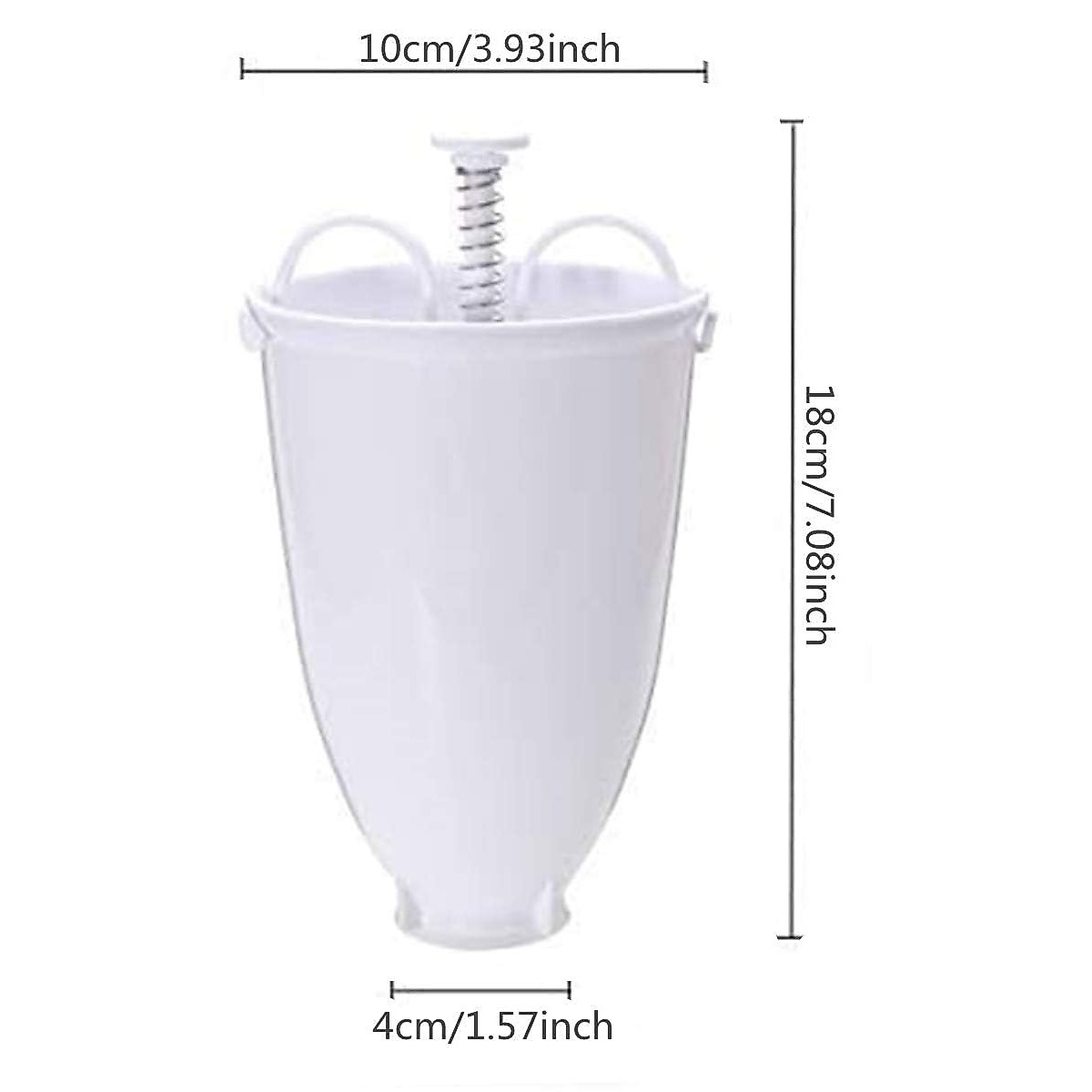 Plastic Doughnut Donut Maker Machine Mold DIY Tool Kitchen Pastry Making Bake Ware Stainless Steel White