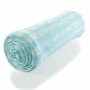 Boo Halloween DBP Fabric - Double Brushed Polyester 4 Way Stretch - 1 Yard