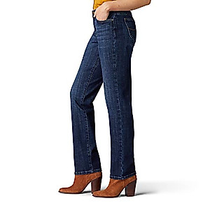 Lee Women's Relaxed Fit Straight Leg Jean, Bewitched, 16