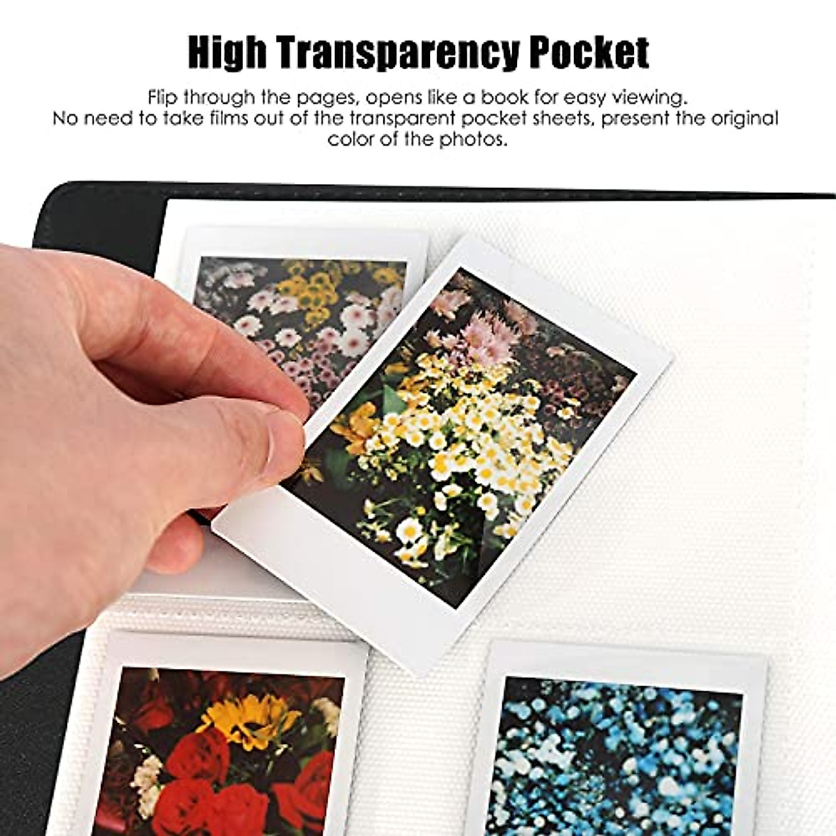 256 Pockets Photo Album for Fujifilm Instax Mini LiPlay 11 90 70 50S 26 25 9 8S 8 7S Instant Camera/Mini Link Printer, Polaroid Snap SnapTouch PIC-300 Z2300 Mint Zip Instant Camera Printer (Black)