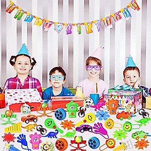 Max Fun Party Toys Assortment for Kids Party Treasure Chest Prizes Box Birthday Party School Classroom Rewards Carnival Prizes Pinata Fillers Christmas Stocking Stuffers (70pcs party toys)