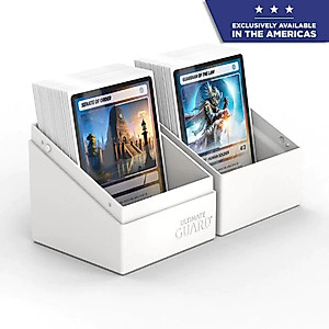 Ultimate Guard Boulder 100+, Deck Case for 100 Double-Sleeved TCG Cards, Poppy, Secure & Durable Storage for Trading Card Games, Soft-Touch Finish