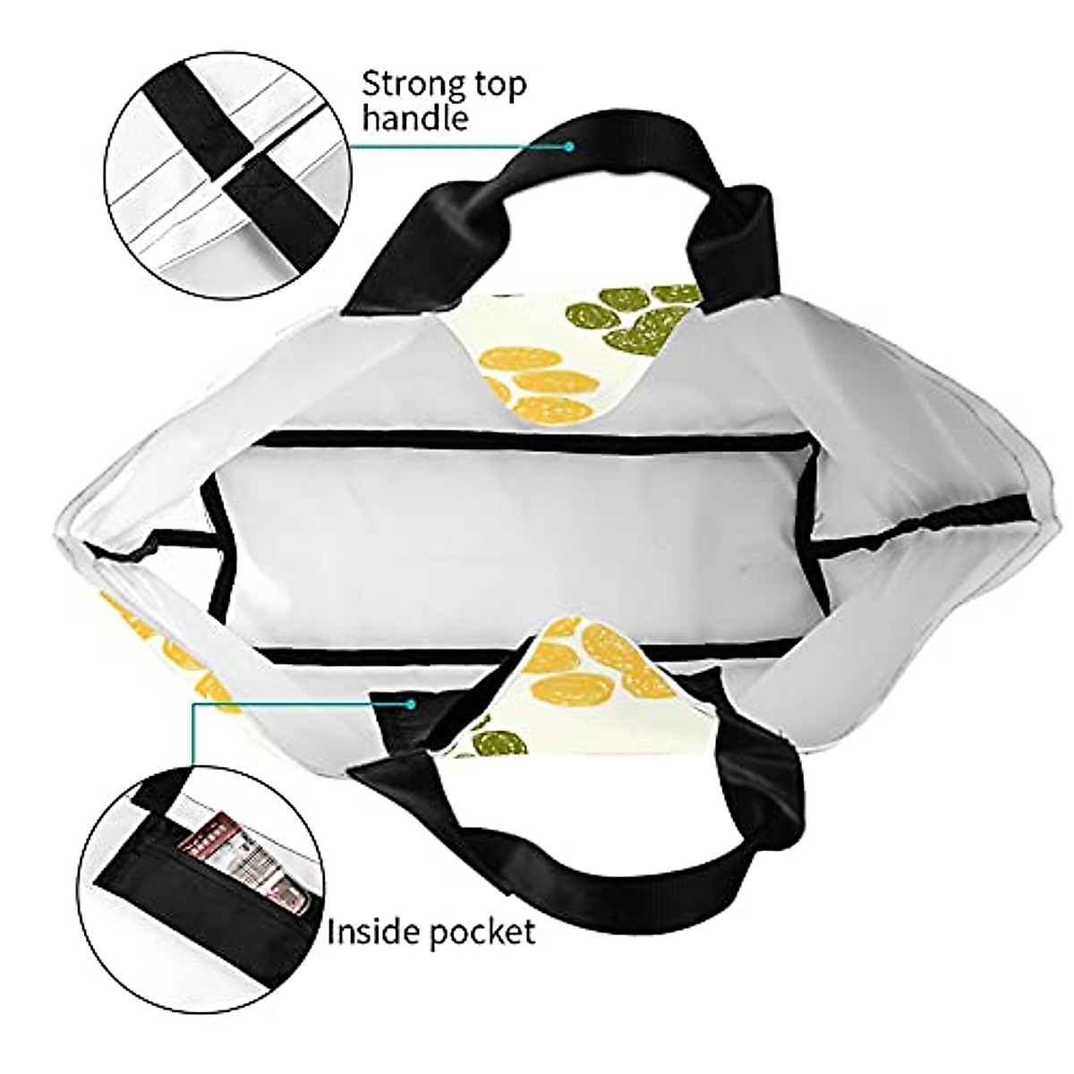 Cute Colorful Dog Paw Printed Women'S Fashion Large Waterproof Tote Shoulder Bag For All Kinds Of Everyday Uses