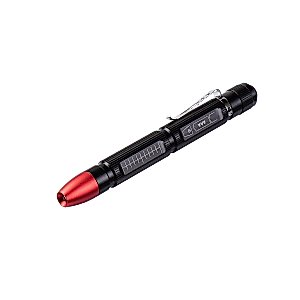 Weltool M6-RD Red LED Dark Adaptation Penlight for Pilots Viewing Navigation Maps, HGN Tests, SFST and ARIDE to DRE Evaluations，Pocket Pen Light with Clip for Doctors and Veterinarians