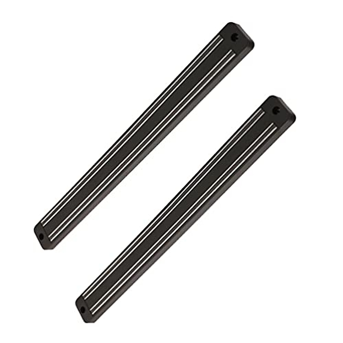 Housoutil Magnetic Tool 2pcs Kitchen Magnetic Knife Block Holders Racks Stainless Steel Magnetic Stands Multifunctional Storage Knife Holders Magnetic Tools