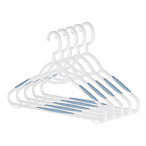 Whitmor Sure-Grip Plastic Hangers (Set of 5)