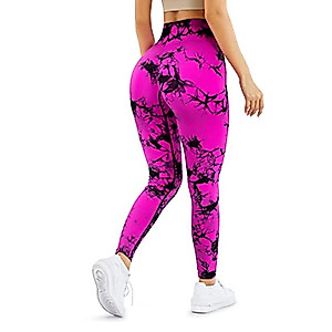 A AGROSTE Women Scrunch Butt Lifting Leggings High Waisted Workout Gym Yoga Pants Seamless Compression Booty Tights