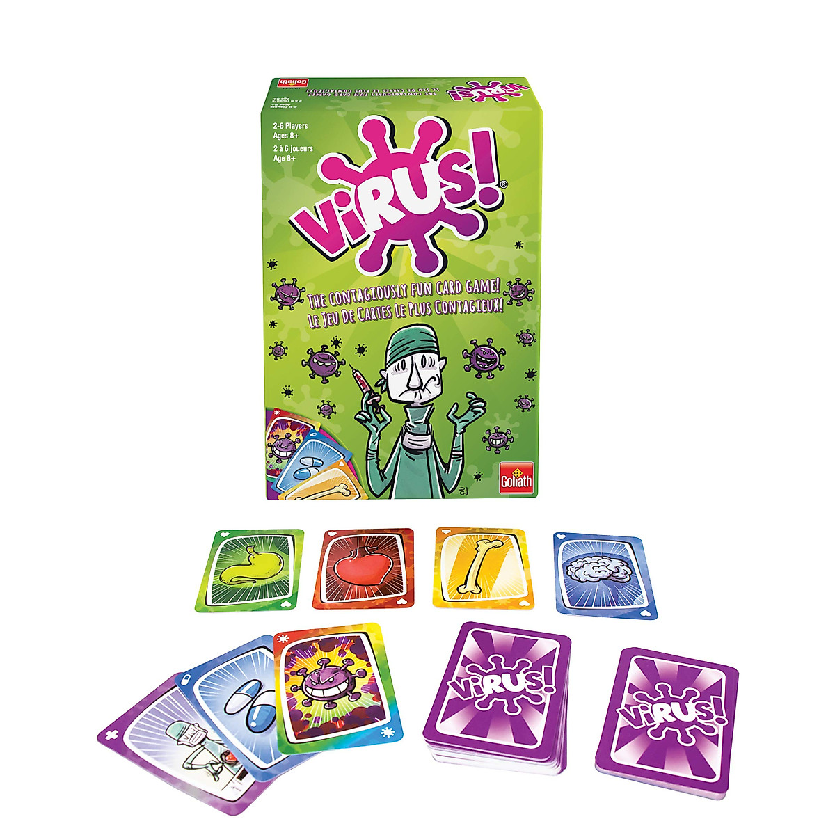 Goliath Virus Card Game The Contagiously Fun Card Game, Green (108644)