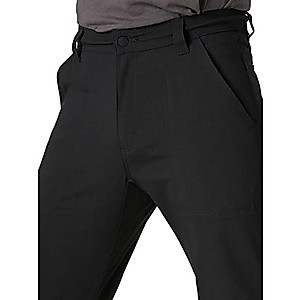 ATG by Wrangler mens Zip Pocket Trail Casual Pants, Black, 38W x 32L US