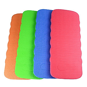 AebDerp 4Pcs Garden Knee Pads Kneeling Pad Foam Mat, 16 x 6.7 Waterproof Cushion Gardening Knee Pads for Cleaning Floors, Bath Kneeler Pad for Bathing, Seat Kneel Mats for Work, Prayer, Yoga, Exercise
