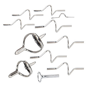 Fishing Rod Guides Fishing Rod Repair Kit Fishing Pole Eyes Replacement Kit Baitcasting/Spinning Rod Guides Stainless Steel Guides Fishing Rod Tips Fishing Rod Eyelets Frames Fly Rod Set