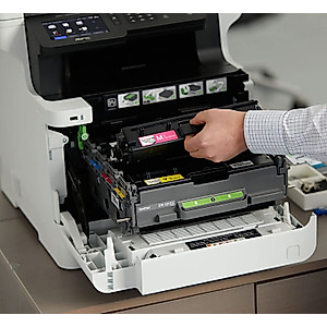 Brother MFC-L8900CDW Wireless All-in-One Color Laser Printer for Office - 4-in-1 Print Copy Scan Fax - 5" Touchscreen LCD Display, 33 ppm, 70-Sheet ADF, 2400 x 600 dpi, Duplex Printing