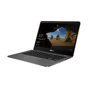 ASUS ZenBook Flip 14 Ultra-Slim Convertible Laptop, 14” Full HD IPS Level, 8th Gen Intel Core I5-8265U Processor, 8GB LPDDR3, 256GB PCIe SSD, Backlit, Fingerprint, Windows 10 Home - UX461FA-DH51T