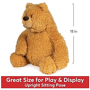 GUND Growler Teddy Bear Classic Large Brown Bear Plush Stuffed Animal Toy, 15”