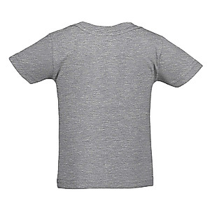 Haase Unlimited Future Firefighter - Firetruck Brave Infant/Toddler Cotton Jersey T-Shirt (Light Gray, 5T)