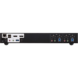 ATEN 2 Port 4K DisplayPort KVM Switch 2 Monitors 2 Computers Dual Monitor KVM Switch, Share USB Peripherals, Independent KVM, USB, and Audio Switching CS1942DP