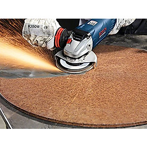 Bosch Professional 2608606717 Flap disc X551, Expert for Metal 125 mm, 22.23 mm, 60, Black/Brown