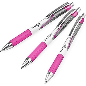 Zebra Classic Z-Grip Flight Ballpoint Pens - 1.2mm - Pink - Pack of 3