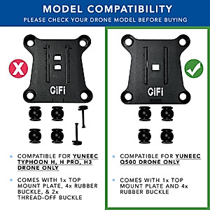 MaximalPower CGO3 Top Mount Drone Repair Parts Compatible for Yuneec Q500 Drone Only (CGO3 Top Mount x1)