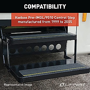 Kwikee Replacement Electric Motor for Pre-IMGL Control Steps on 1999-2005 Models — Restore Your Kwikee Electric RV Steps — Exact Fit Provides Easy Installation — Sealed Wiring Connections - 379167