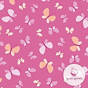 i Play Girls Reusable Absorbent Baby Swim Diapers Pink Butterflies 4T