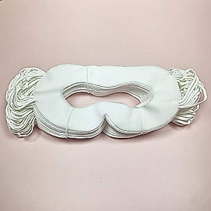 YinQin 100 PCS Universal Disposable VR Mask Sanitary VR Eye Cover Mask for VR, VR Eye Mask Cover, Disposable VR Face Mask VR Mask Sanitary (White)