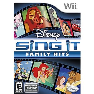 Disney Sing It: Family Hits - Nintendo Wii