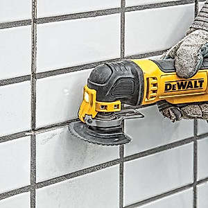 DEWALT 20V MAX XR Oscillating Multi-Tool Kit with Grout Removal Blade (DCS356D1)