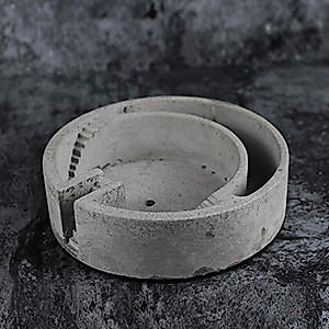 NICOLE Silicone Mold Concrete Flower Pot Mould Castle Shape Cement Planter Garden Bonsai Decorating Tools