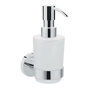 hansgrohe Bath and Kitchen SinkLogis Universal Soap Dispenser 7-inch, Modern Soap Dispenser in Chrome, 41714000
