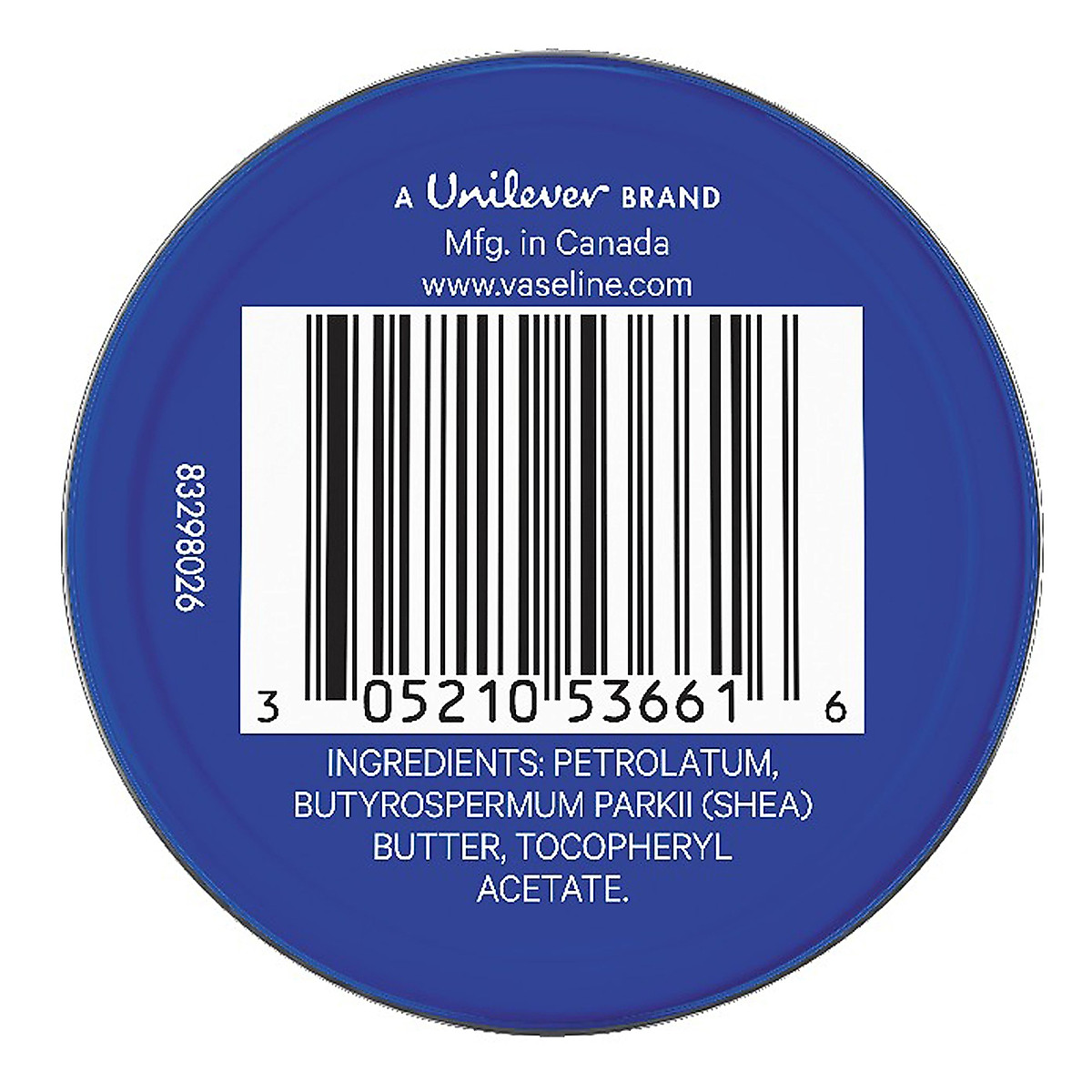 Vaseline Lip Therapy Lip Balm Tin, Original, 0.6 oz