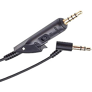 Replacement QC15 Headphone Cable Aux Cord Compatible with Bose QuietComfort QC15 Headphones (No Mic)