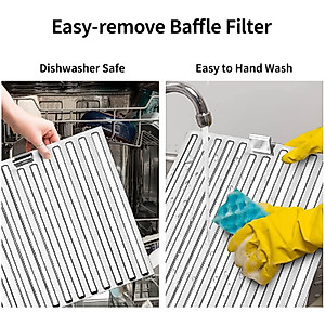 CROWN 30" 800 CFM Powerful Stainless Steel Under Cabinet Range Hood - Ultra Quiet Design with Adjustable Speed Control - Stylish & Efficient Kitchen Ventilation Solution | PRO-BF04