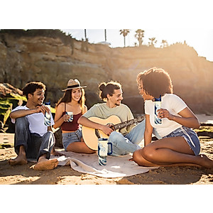 RainCaper 18/8 Stainless Steel Insulated Water Tumbler with Straw | 30oz, BPA-Free, Double Wall for Hot & Cold | Travel-Friendly, Cup Holder Ready (Hokusai The Great Wave)